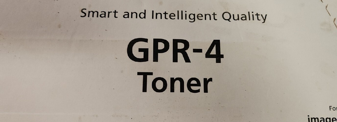 New Genuine Canon GPR-4 Toner Cartridge Black 4234A003 BA Free US ...