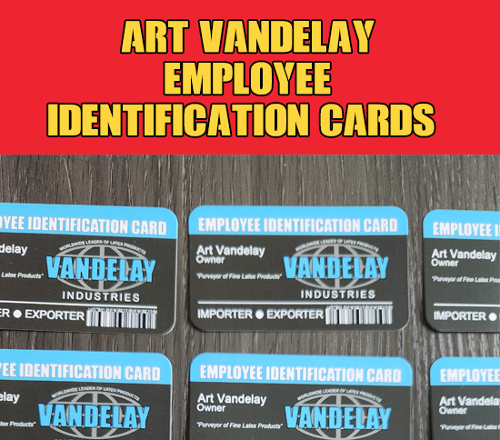25 Art Vandelay Business Cards! Free shipping! Retro Art Parody George ...