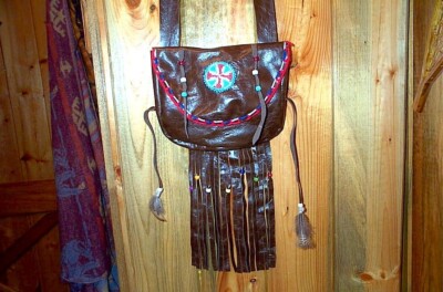 BLACK POWDER, BEAVER TAIL, LEATHER POSSIBLE BAG | eBay