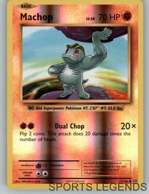 2016 pokemon Evolution reverse holo Machop 57/108 | eBay