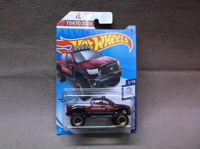 HOT WHEELS 2020 #183 RED 2010 10 TOYOTA TUNDRA 4X4 TOKYO OLYMPIC GAMES ...