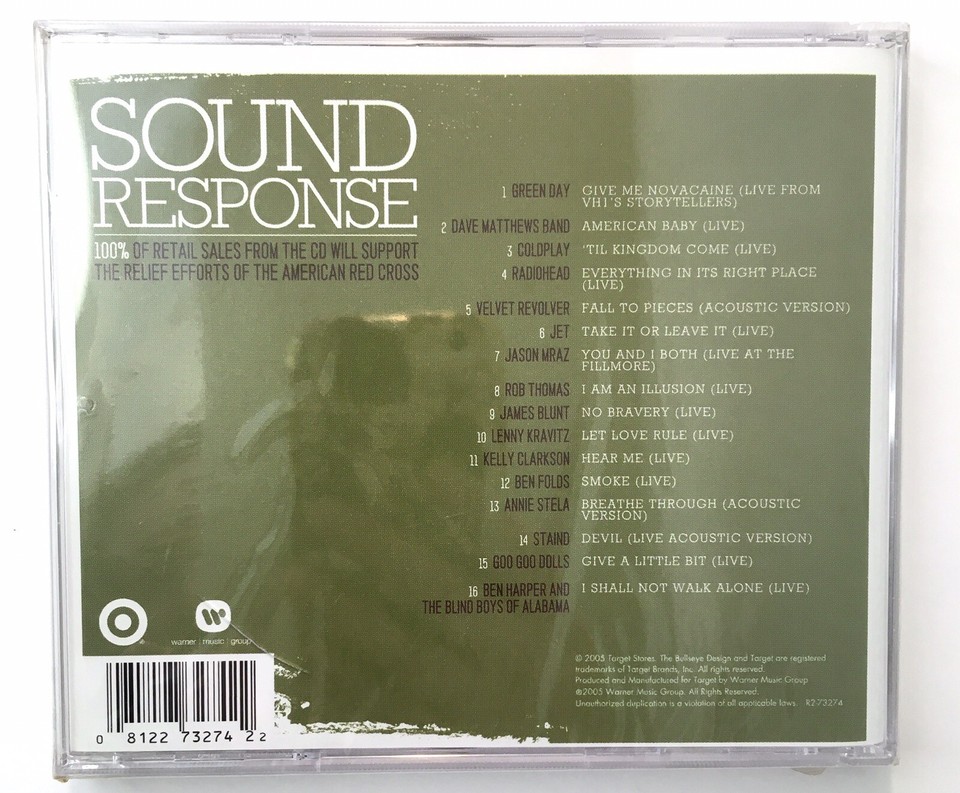SOUND RESPONSE [NEW CD] COLDPLAY, GREEN DAY, RADIOHEAD, TARGET ...