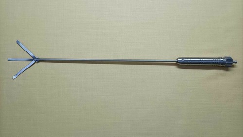 Laparoscopic Steel Fan Retractor 3 Blade 5mmx330mm Reusable Surgical ...