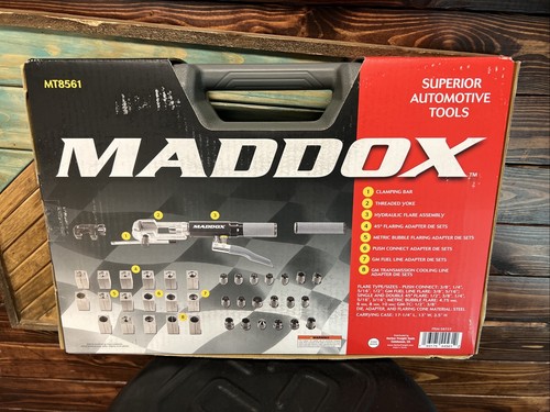 Maddox MT8561 56pc. Universal Hydraulic Brake Flaring Tool Kit #58737 ...