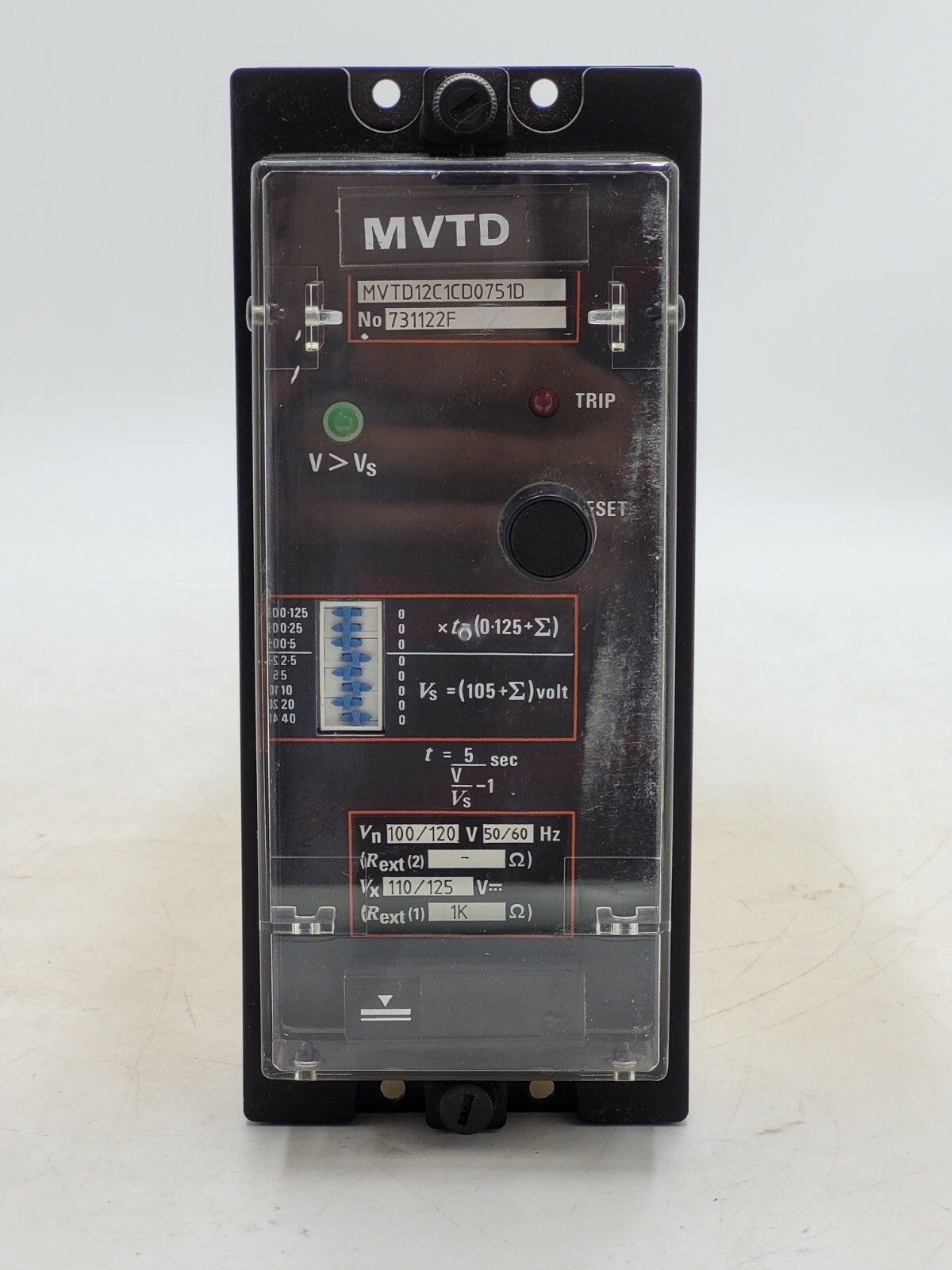 GEC / ALSTHOM / ALSTOM / MVTD12C1CD0751D / MVTD / Overcurrent ...