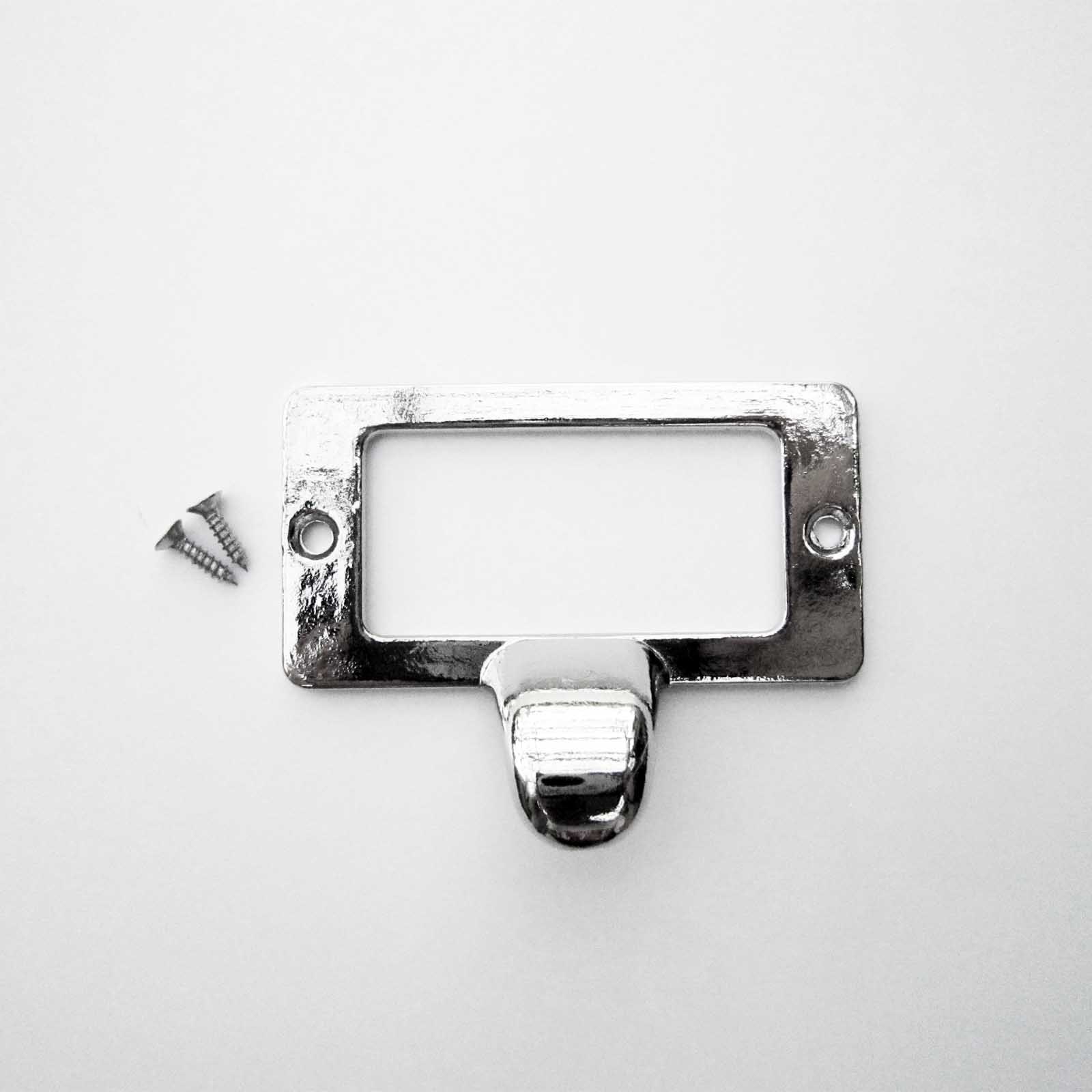 6pcs Heavy Duty Drawer Label Tag Pull Cabinet Frame Handle File Name ...