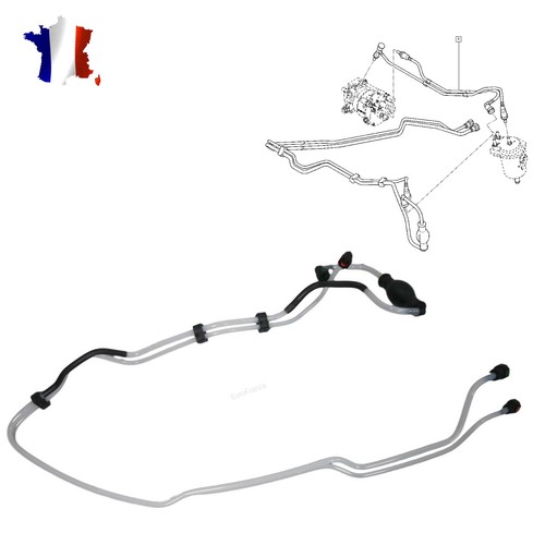 Poire d'amorçage avec tuyau de carburant prévu pour Clio 2 1.5 DCI ...