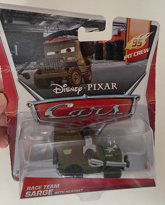 Disney Pixar 95 Pit crew cars in original box-race team sarge | eBay