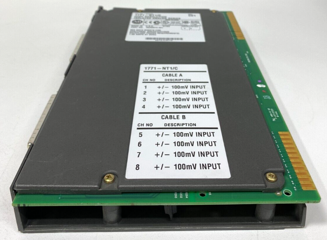 Allen-Bradley 1771-NT1/C Rev C01 High Resolution Isolated Analog Series ...