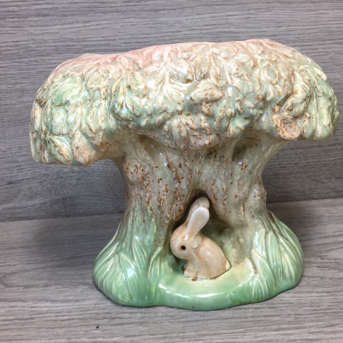 Sylvac Ware Rabbit Under Tree Wall Hanging planter No.354 Made England ...