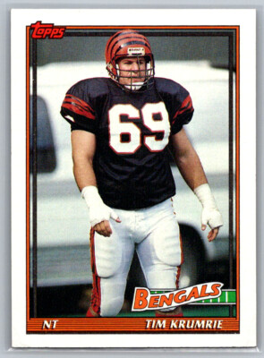 Tim Krumrie 1991 Topps #249 Cincinnati Bengals | eBay