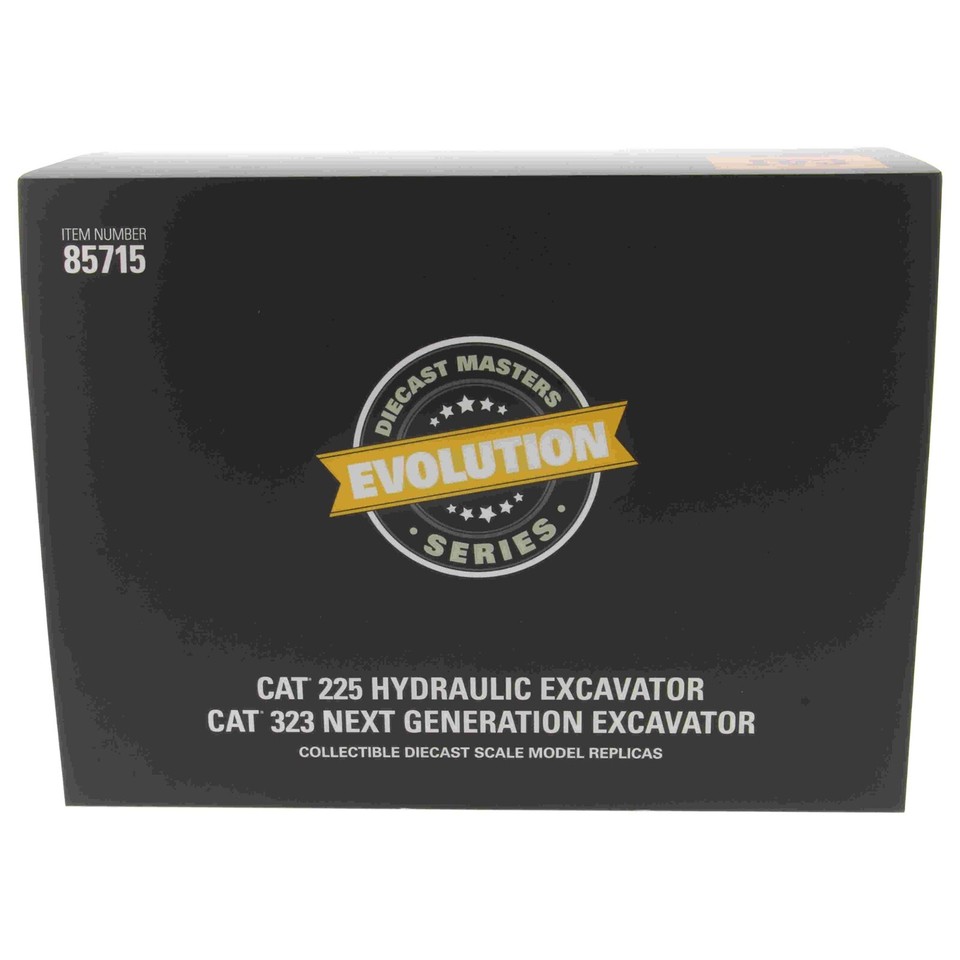 ⭐ 1:50 CAT 225 (1974-1987) & 323 (CURRENT) EVOLUTION DIECAST MASTERS ...