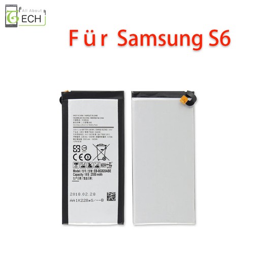 Akku für Samsung Galaxy S6 Battery Batterie SM-G920F S6 Neu | eBay.de