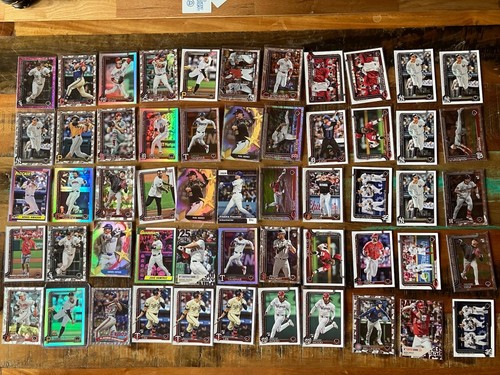 2025 TOPPS SERIES 1 55 CARD LOT- RC, Parallel, Insert Judge Ohtani ...