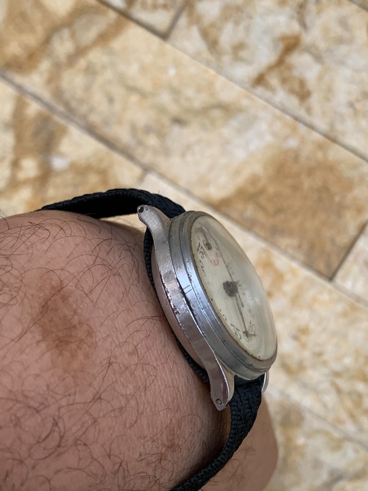 1940s Vintage Pierce WW2 Military Monopusher Chronograph Timer Swiss ...