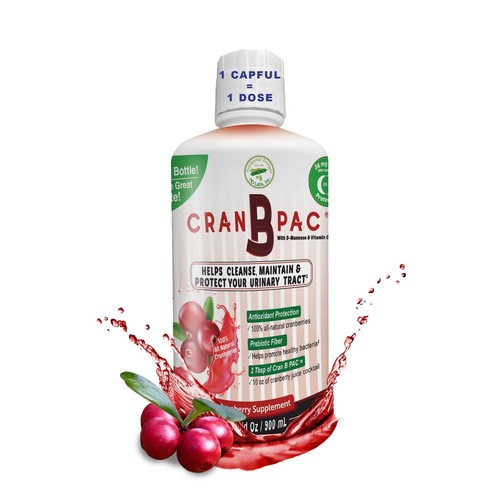 Cran B Pac Maintain & Protect Urinary Tract Cranberry Supplement 30 oz ...