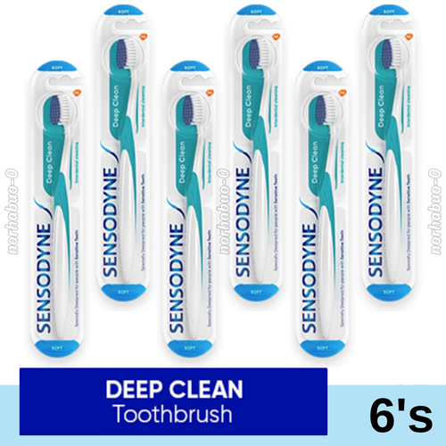 6 pcs Sensodyne Deep Clean Precision Toothbrush SOFT For Sensitive ...