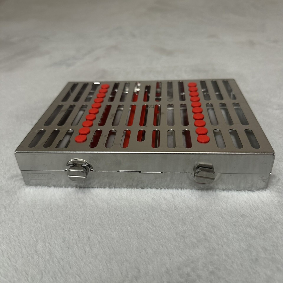 Hu Friedy Hu-Friedy Large 20 Instruments Double Decker Cassette, Red ...