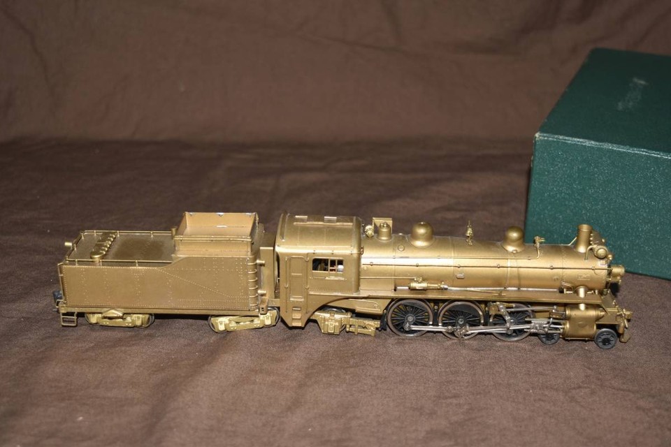 Antique model railroad model rare Japanese-made American brass model ...