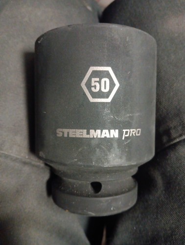 Steelman Pro 1/2-Inch Drive 50mm Deep 6-Point Impact Socket 60521 | eBay