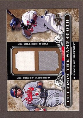 2008 Upper Deck A Piece of History Pewter #CSC-JH Andruw Jones Torii Hunter /99 | eBay