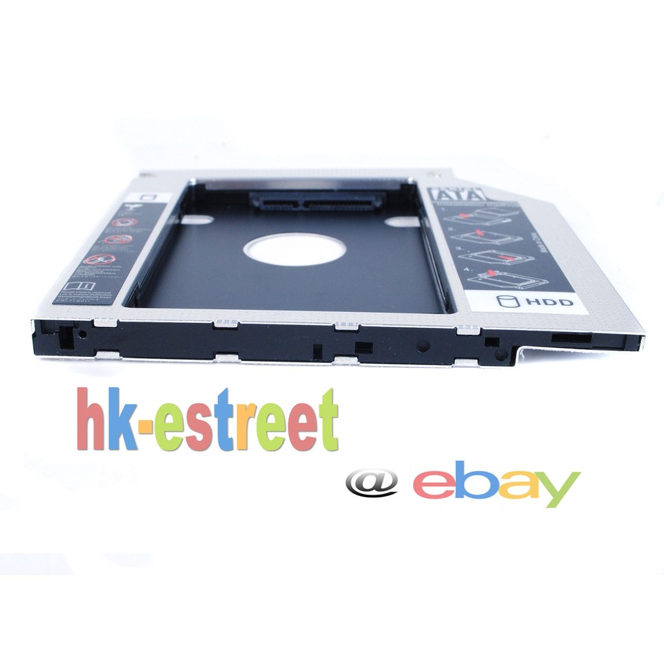 2nd Hard Drive HDD SSD Caddy Adapter for Asus U41sv U43jc U46e U56e ...