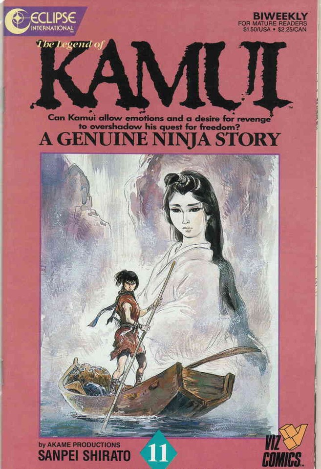 Legend of Kamui, The #11 VF/NM; Eclipse | Viz Comics A Genuine Ninja ...