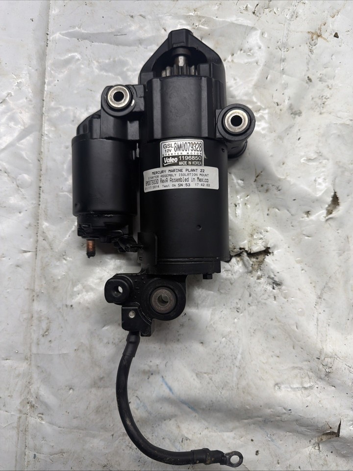 8M0061073 MERCURY 150 HP 4-STROKE OUTBOARD STARTER 8M0079328 Freshwater ...