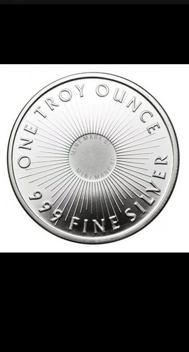 Sunshine Mint .999 Fine Silver 1 oz Eagle Round - Sunburst back (#2005 ...