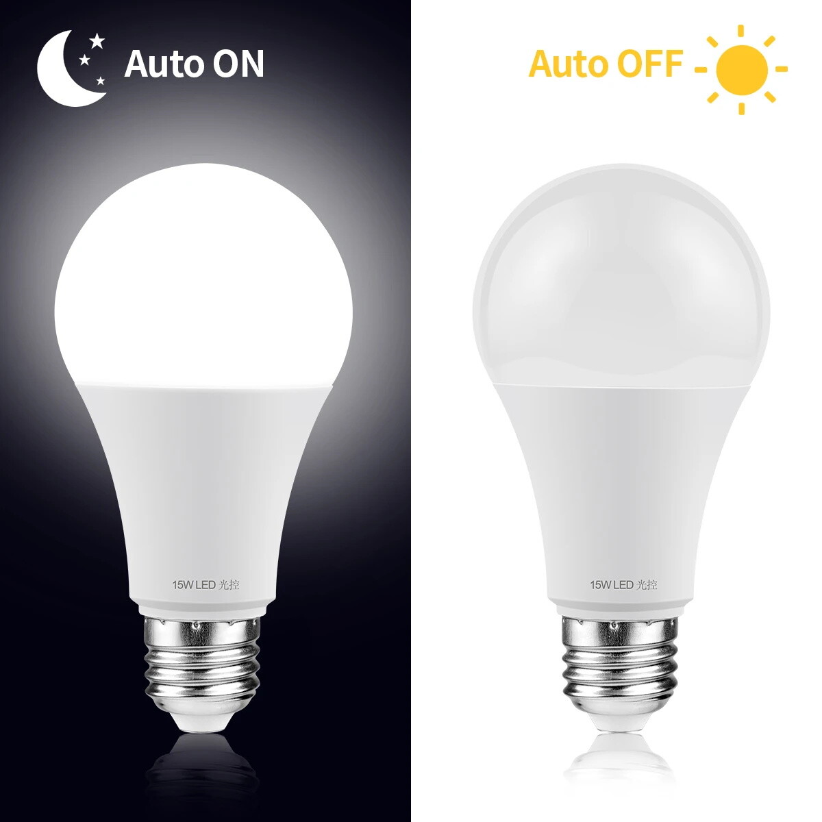 Built In Light Bulbs With Light Sensors Daylight And Motion Sensor LED