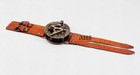 Sun Dial Leather Watch Compass Wrist Band Hiking Antique Style Vintage ...