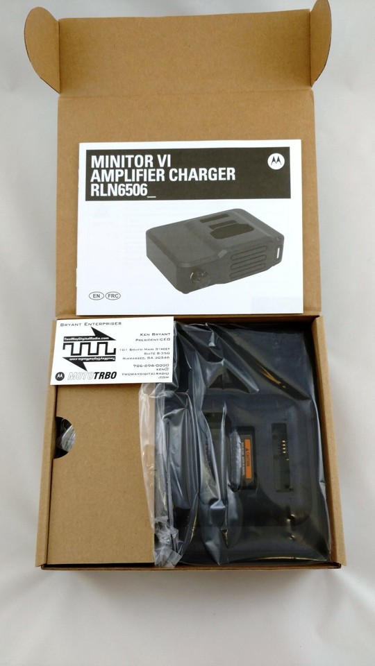 RLN6506 Minitor VI Minitor 6 Amplified Charger Kit w/UHF RLN6508 ...