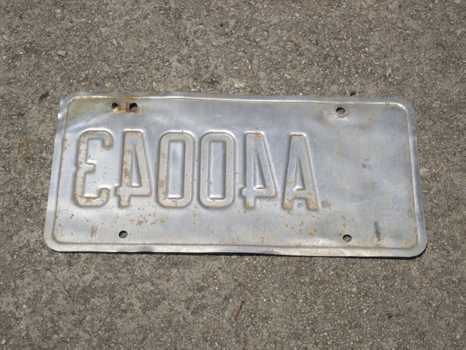 Republic of Liberia Africa License Plate A40043 Atlantic Coast West ...