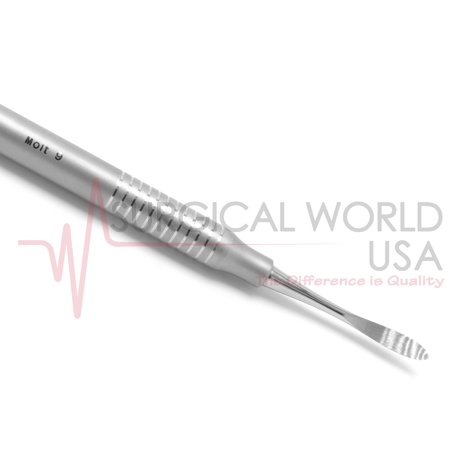 Dental Molt #9 Periosteal Elevator Hollow Handle Tooth Root Surgery M9 ...