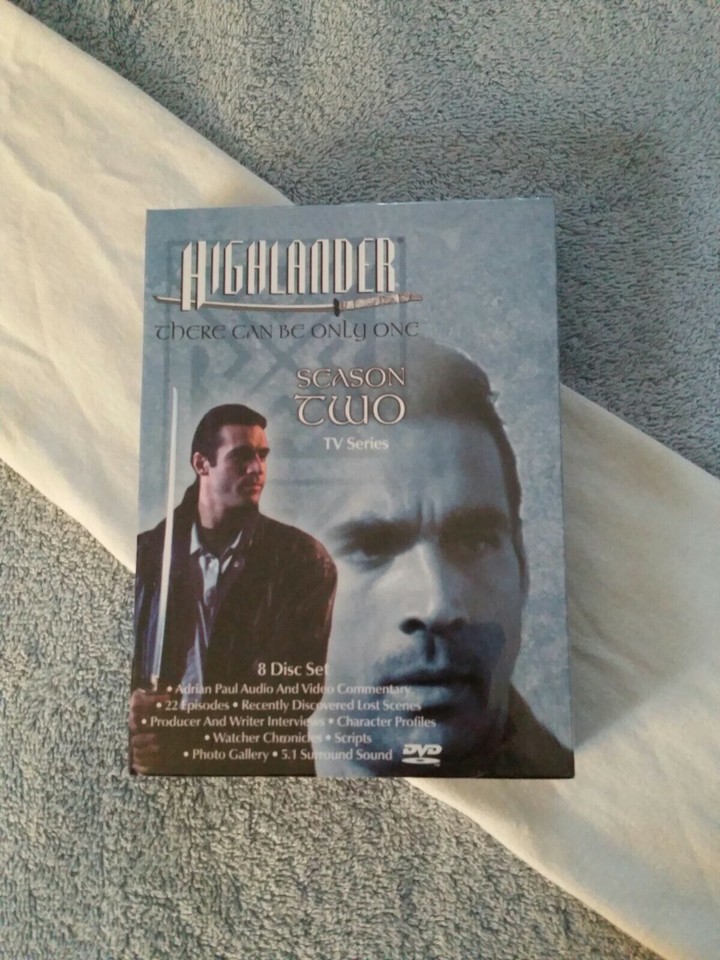 Highlander: The Series - Season Two (DVD, 2003, 8-Disc Set) 13131252699 ...