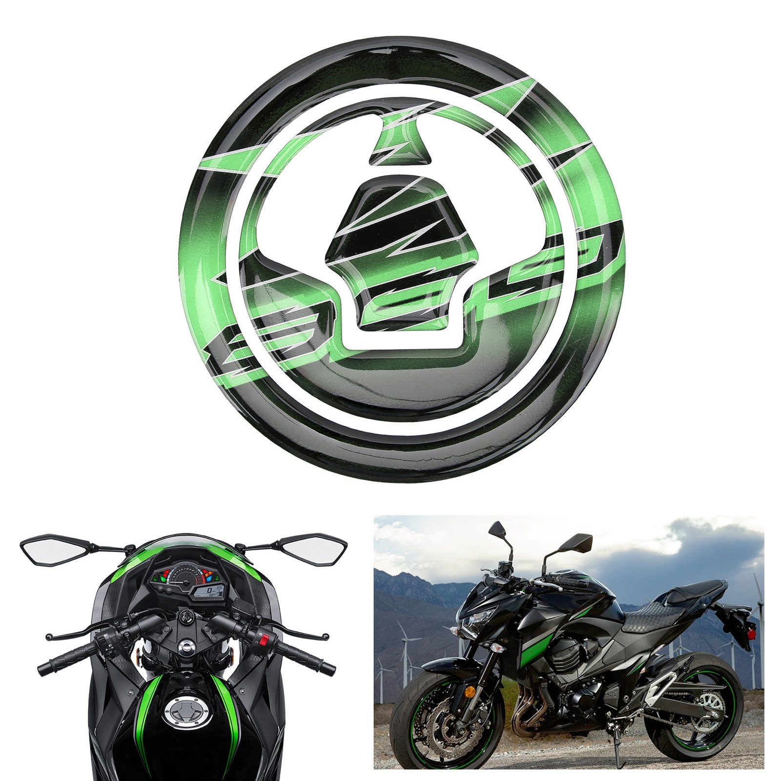 New Motorcycle Fuel Tank Cover Protective Sticker Resin Epoxy ...