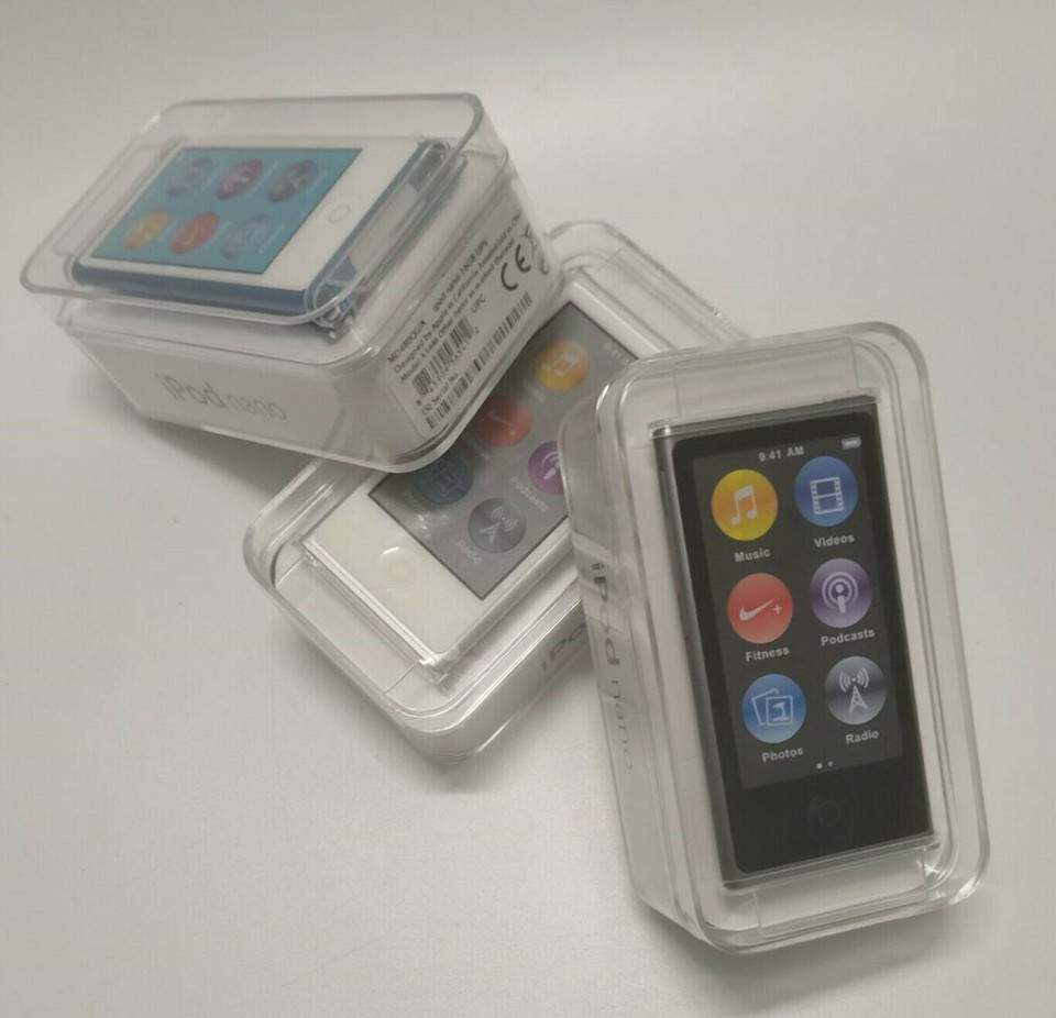 🍎🍎NEW Apple iPod Nano 7th 8th Generation (16GB) MP3-All Colors-Sealed ...