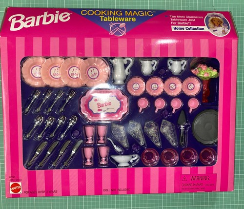 Barbie Cooking Magic Tableware Home Collection 1997 Mattel #67743 Dolls ...