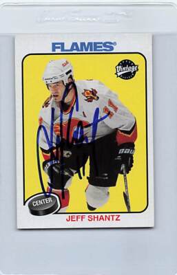 2001/02 UD Vintage #40 Jeff Shantz Flames Signed Auto *H880 | eBay