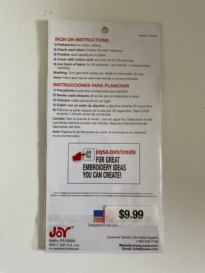 Joy - Iron On Embroidery || Rose Good with Jeans and Jackets | eBay