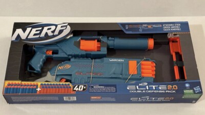 (NIB) Nerf Elite 2.0 Double Defense Gun Pack Blasters and Darts Strike ...