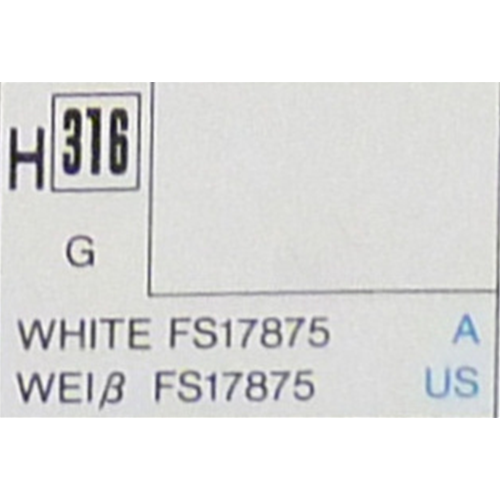 WHITE GLOSS ml 10 H316 Pz.6 Gunze Colori ed Accessori Die Cast ...