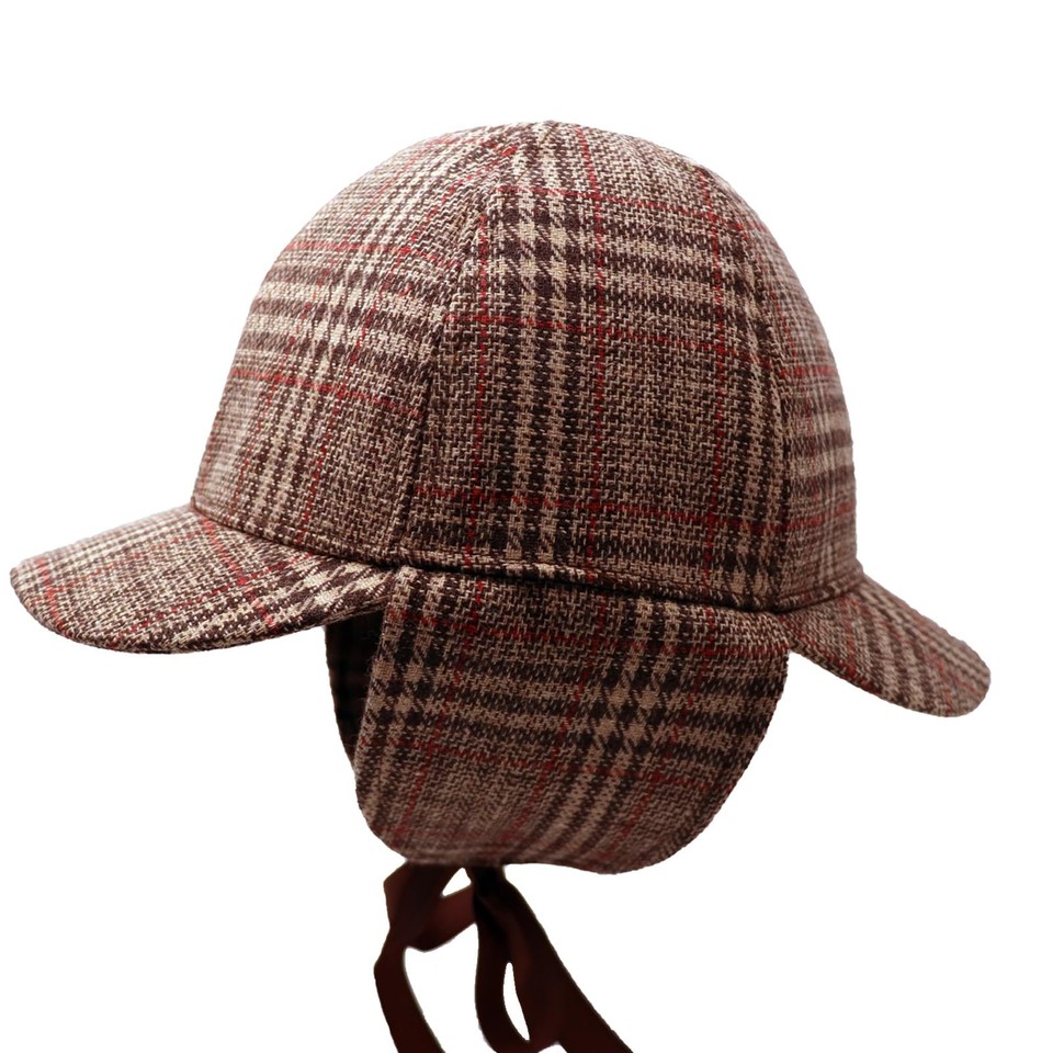Classic Plaid Deerstalker Hat Detective Role-Playing Costume Set ...