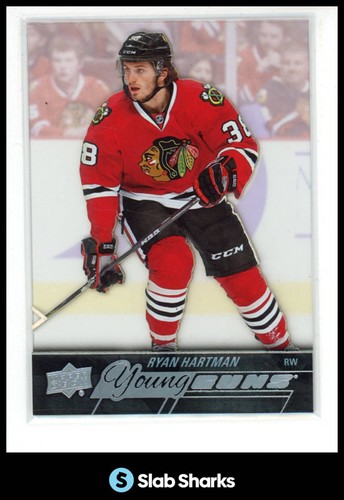 2015 SP AUTHENTIC #475 RYAN HARTMAN 2015 UPPER DECK YOUNG GUNS ACETATE ...
