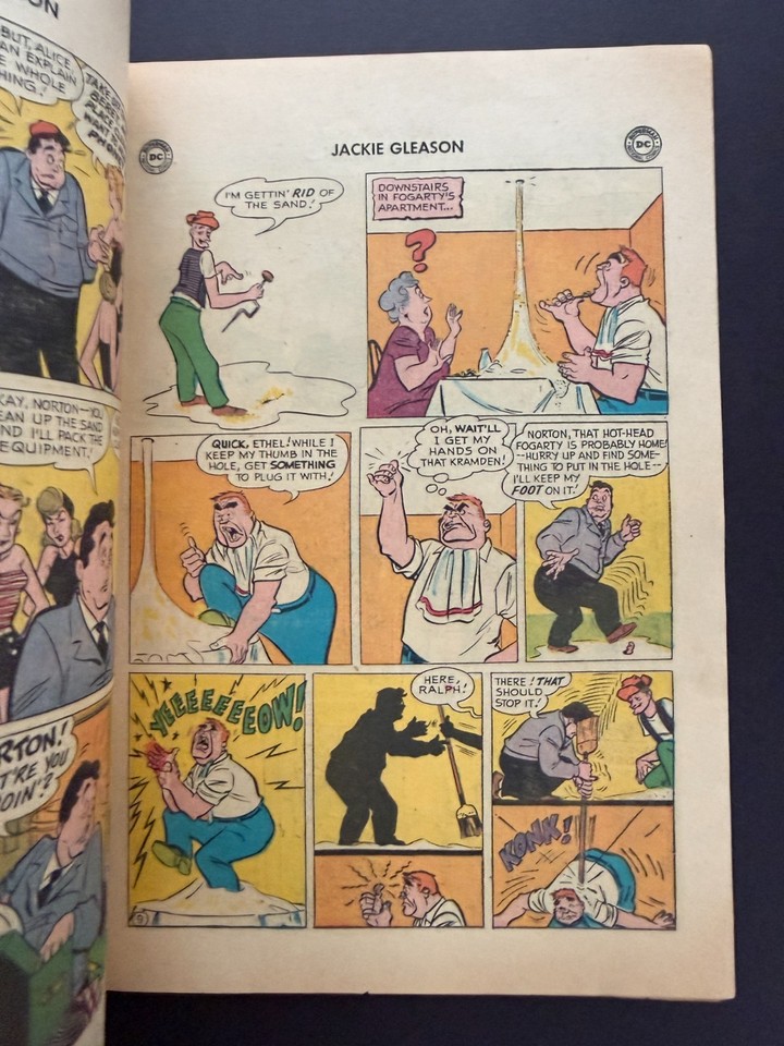 JACKIE GLEASON and the Honeymooners comic #1 DC-1st app Ralph Kramden ...