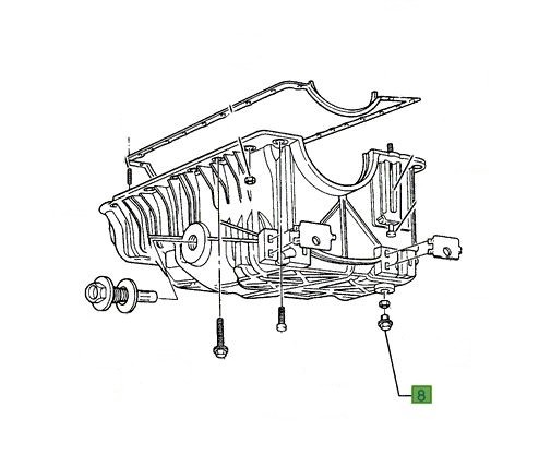 Genuine Ford Sump Plug and Seal Diesel Motor PX Ranger 97jm6730ba for ...