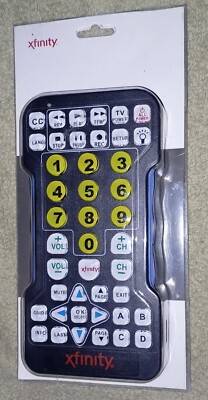Xfinity/Comcast Remote Control NEW/SEALED Extra Large Button Back Lit ...