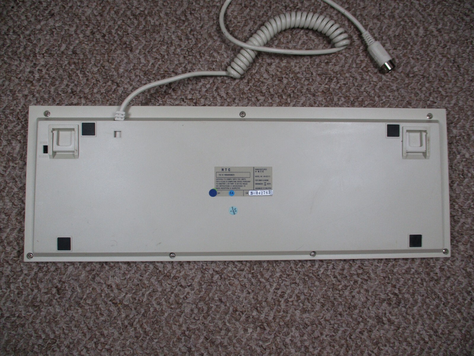 NTC KB-6251/2 Keyboard for 8088 & 80286 - White | eBay