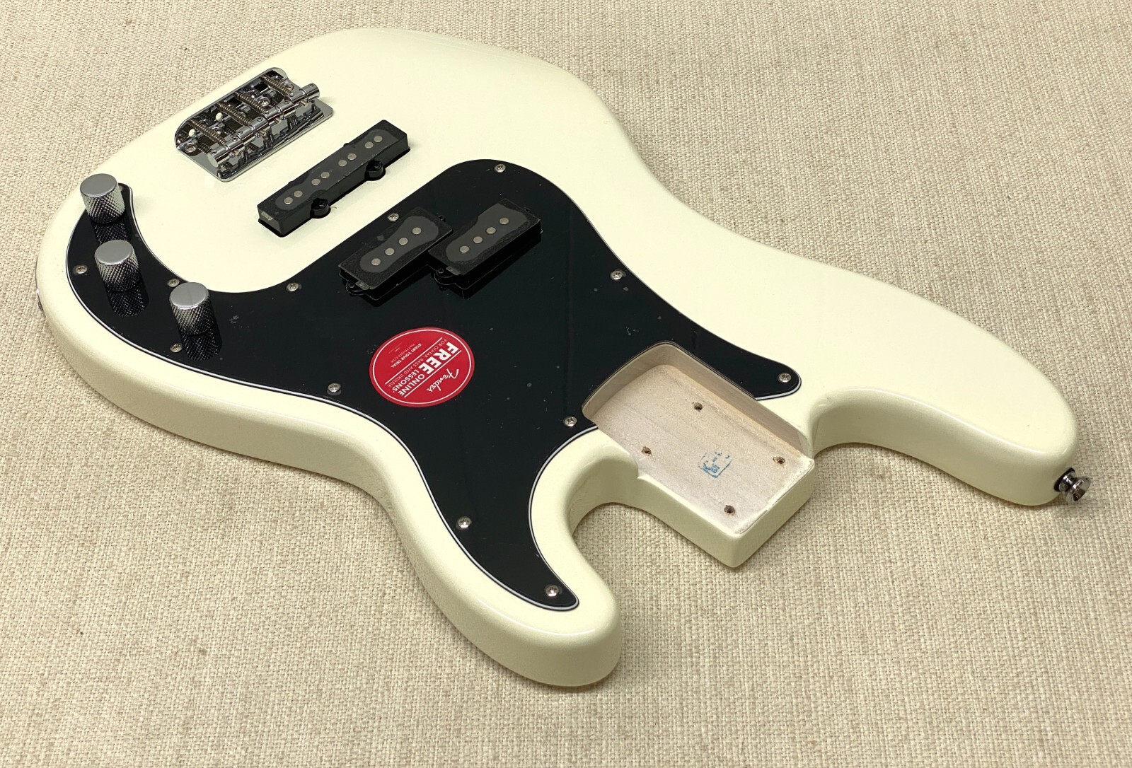 Fender Squier Affinity FULLY LOADED PJ BASS Body Olympic White P ...