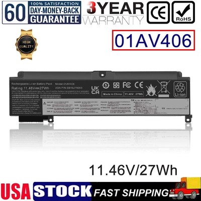 Battery for Lenovo ThinkPad T460s T470s 01AV406 01AV407 00HW024 00HW025 ...